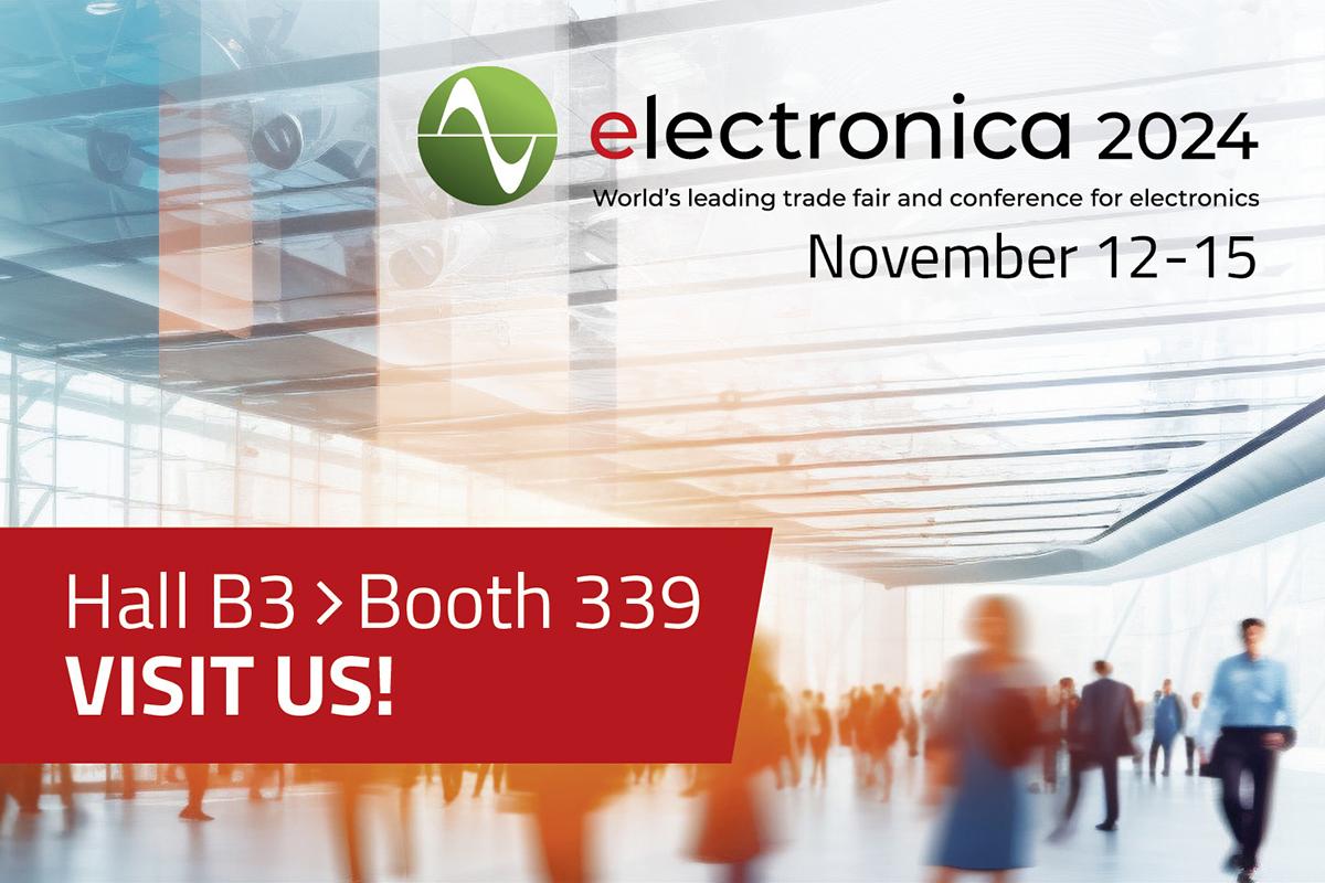 electronica 2024: Arrange an appointment with us | MTC